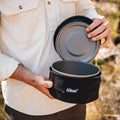 Camping Billy Pot | 1950ml Titanium Billy Can | Alton