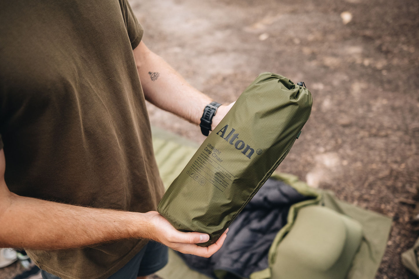 Ultralight Camp Chair | For Hiking, Trekking & Backpacking – Alton