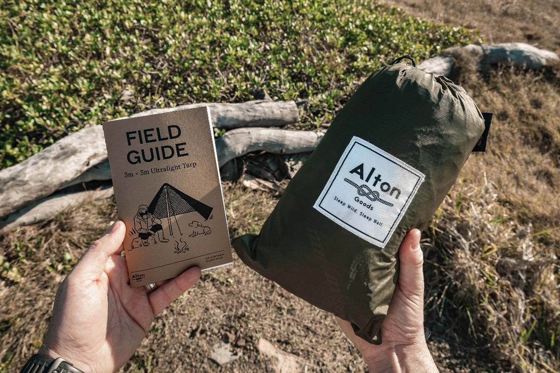 Buy Field Guide Online | Ultralight Tarp Field Guide | Alton Goods