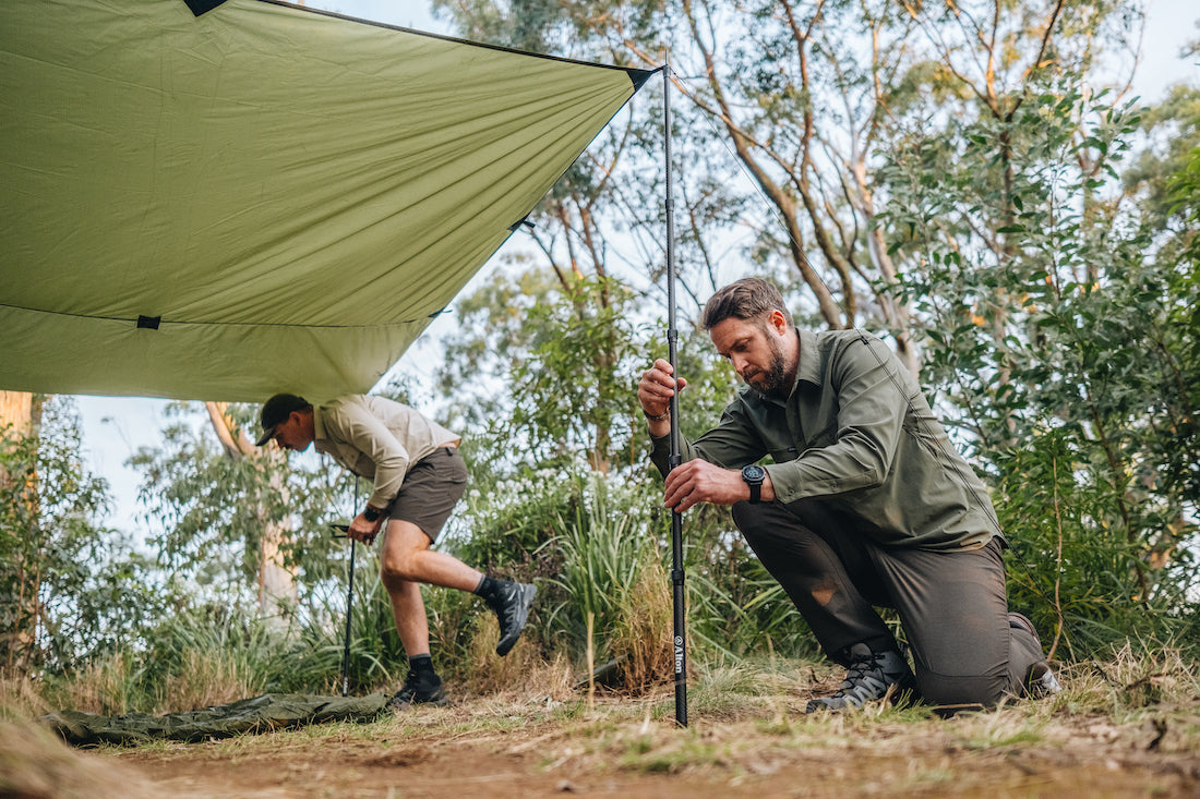 Telescopic Carbon Tarp Pole | Buy Tarp Poles Online | Alton Goods