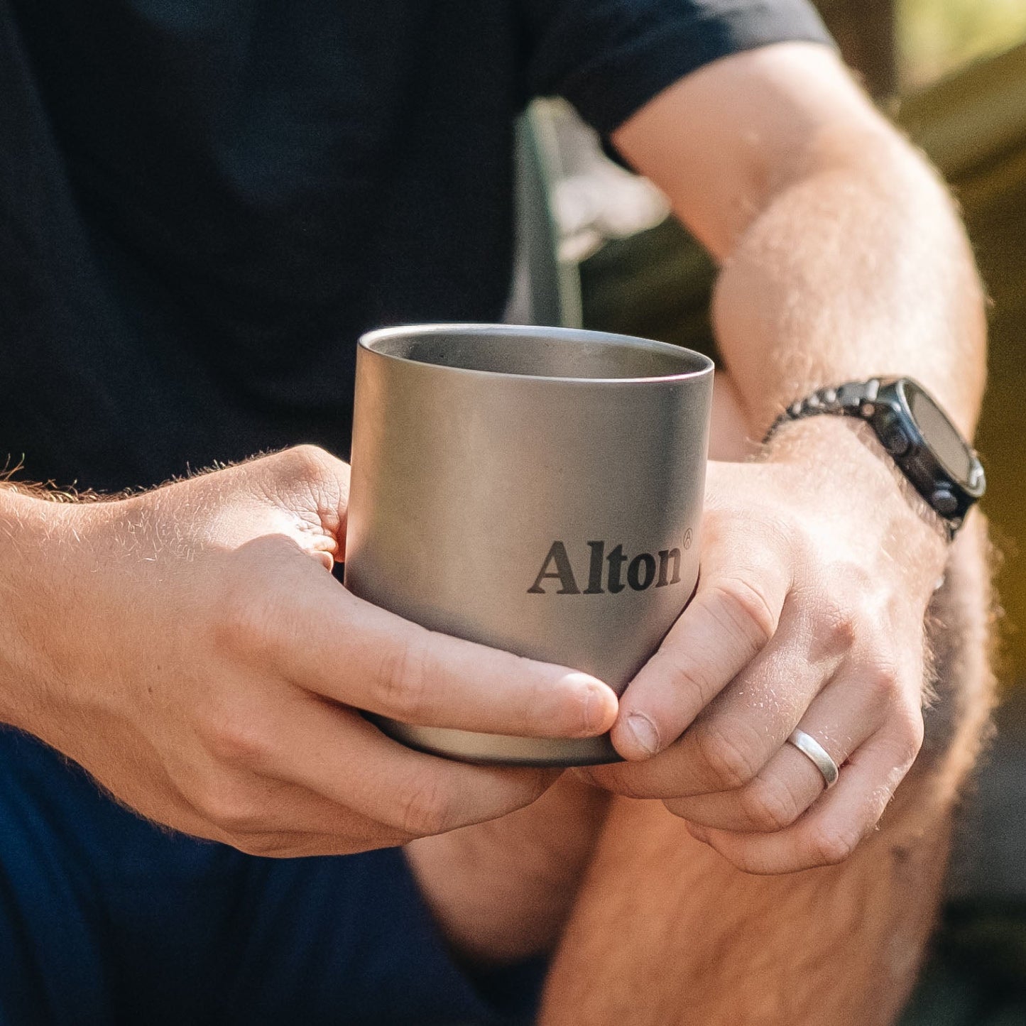 Titanium Double-Wall Mug | Buy Camping Mug Online Australia | Alton