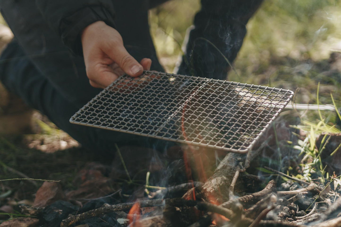 Ultralight Titanium Grill | Backpacking, Hiking & More | Alton