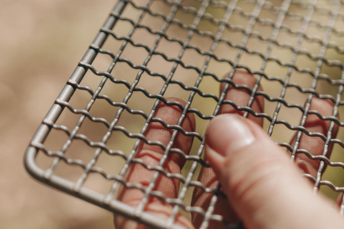 Ultralight Titanium Grill | Backpacking, Hiking & More | Alton