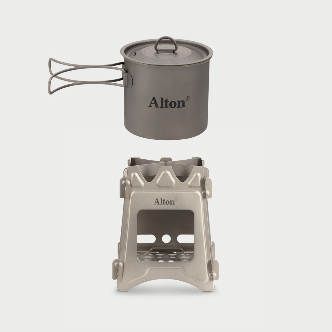 Hiking Cooking Set | Titanium Camping Pots, Frying Pans & Cookware – Alton