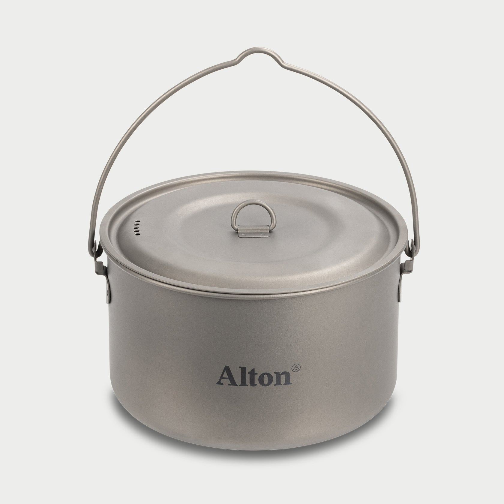 Camping Billy Pot | 1950ml Titanium Billy Can | Alton