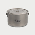 Camping Billy Pot | 1950ml Titanium Billy Can | Alton